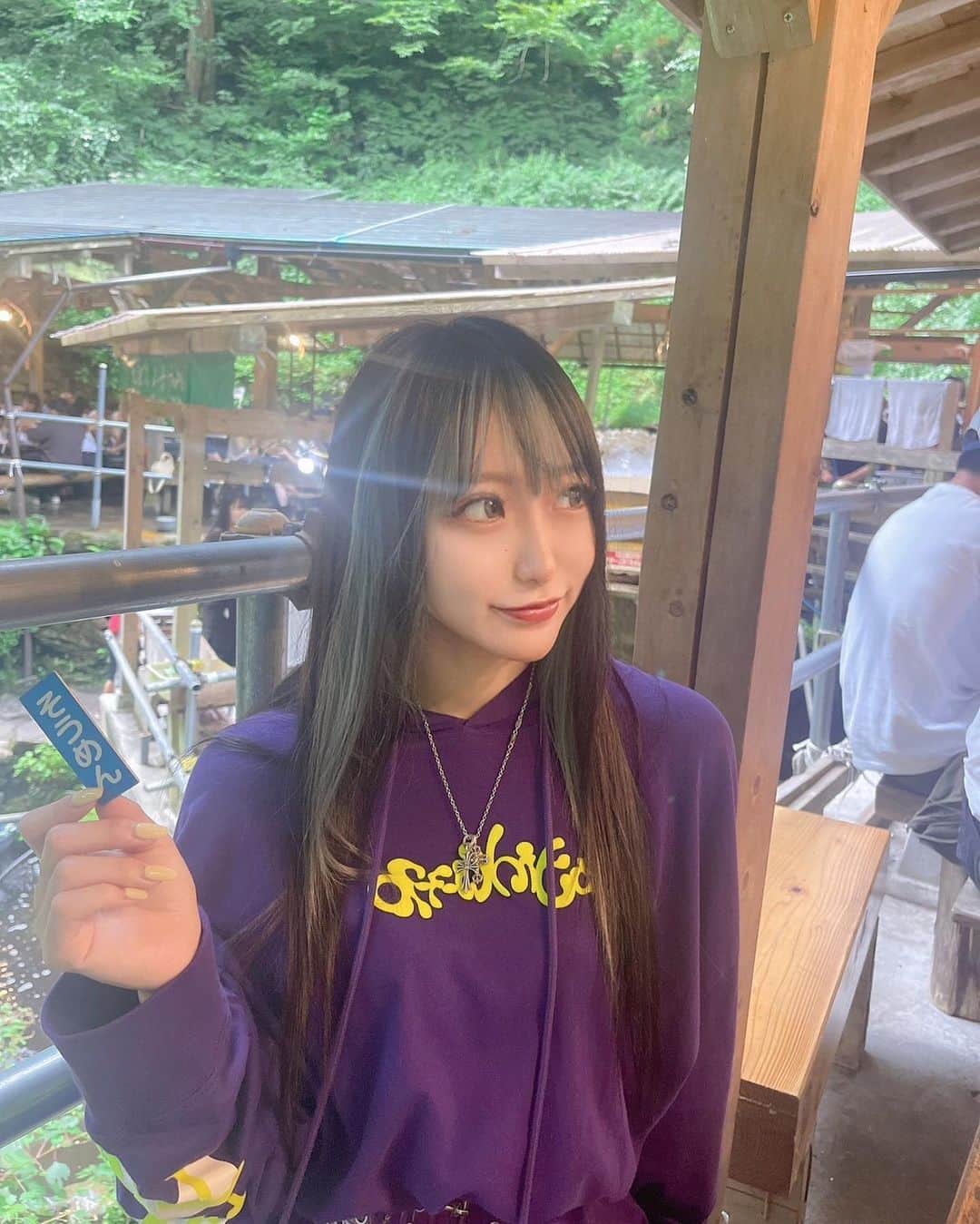 えりぴょんさんのインスタグラム写真 - (えりぴょんInstagram)「. . 1時間半待ちした念願の流しそうめん🥺🥺 この日が待ちきれなく ...