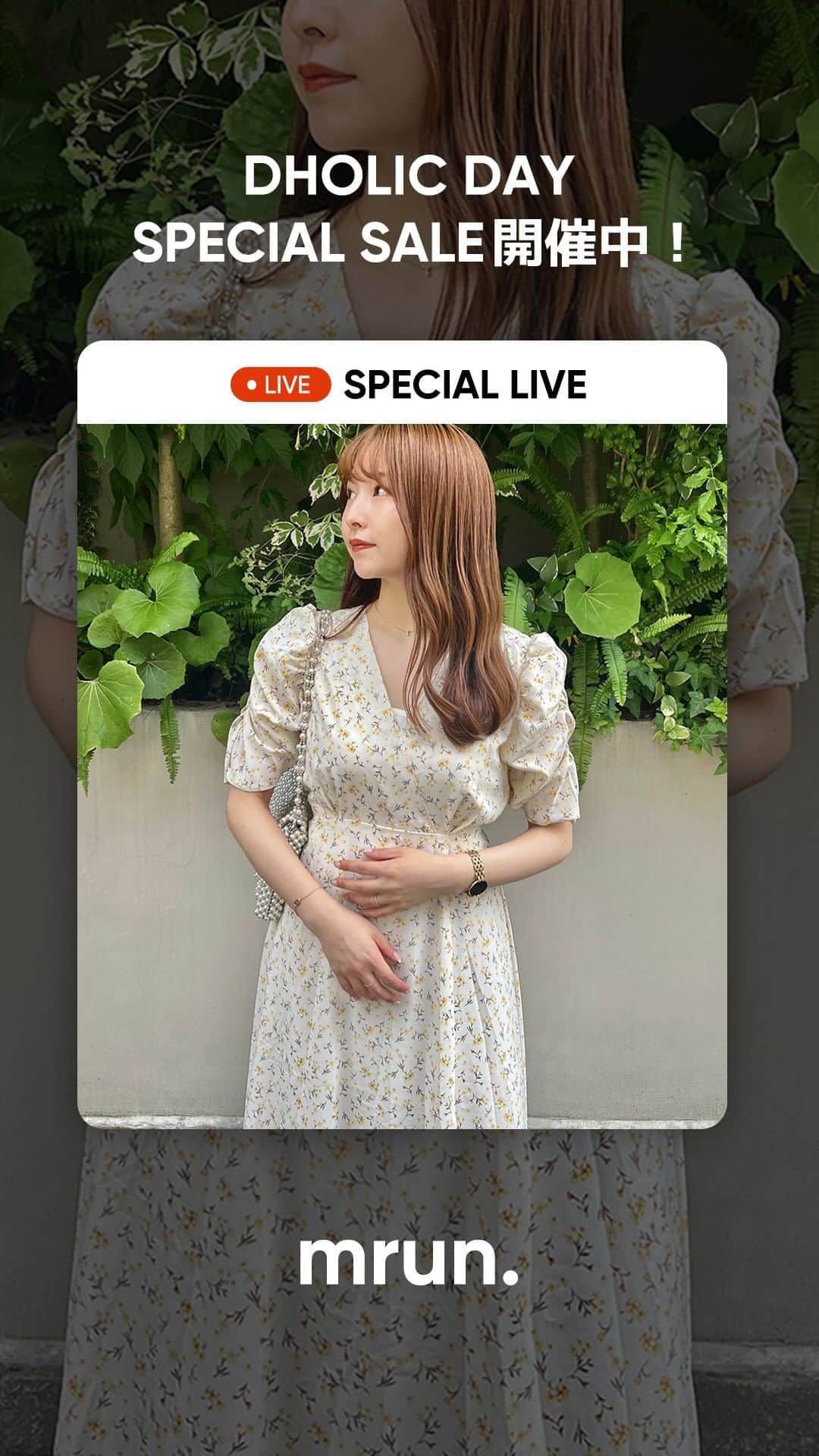 DHOLICさんのインスタグラム動画 - (DHOLICInstagram)「【 DHOLIC DAY-2 】SPECIAL LIVE🔔 DbyD大人気ブランド『mrun.』by mari ...