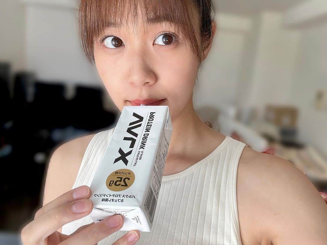 VANRIさんのインスタグラム写真 - (VANRIInstagram)「🔥 マタ水仲間に「母乳にも良いらしい」ともらったプロテイン 運動後に ...