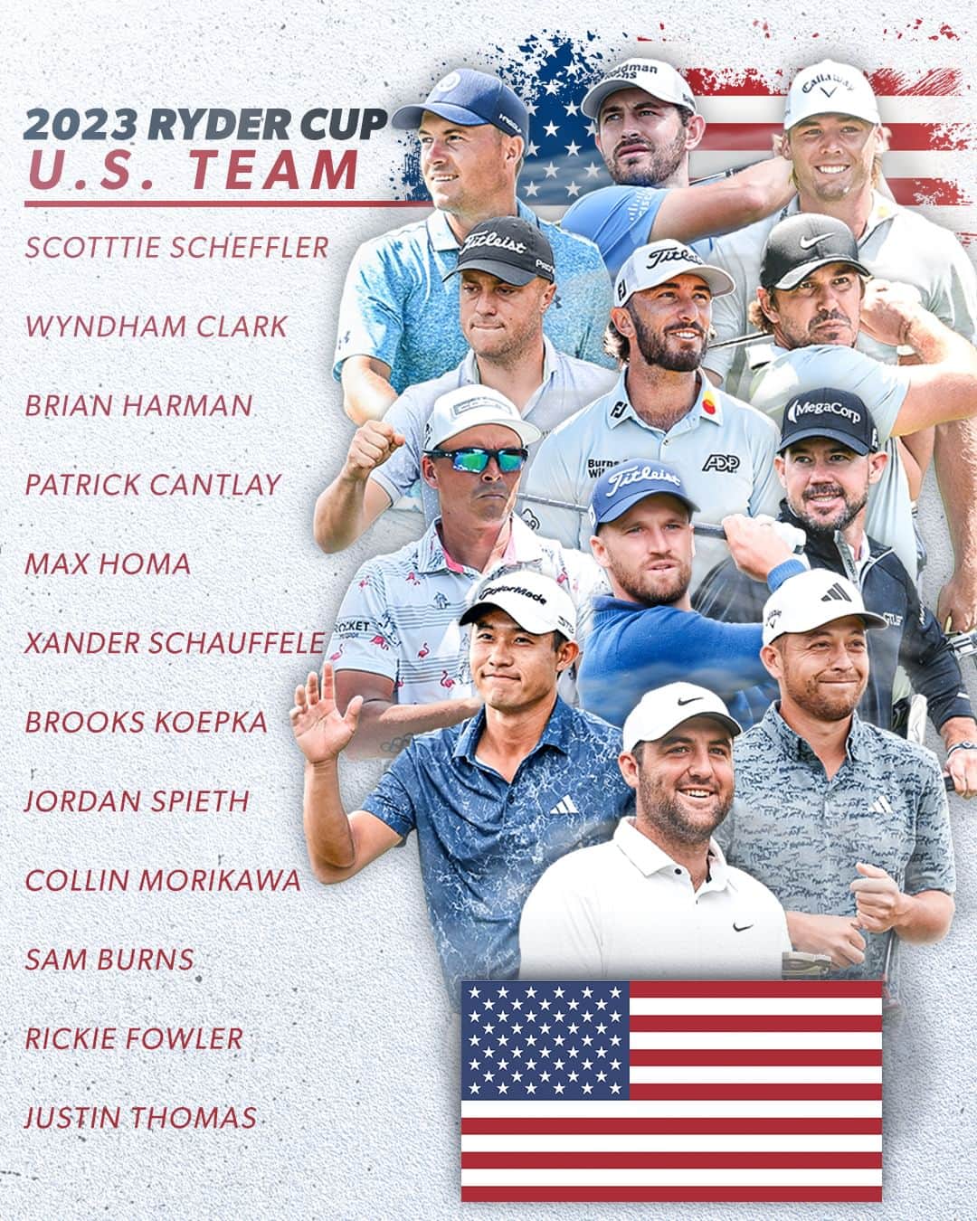 PGA TOURさんのインスタグラム写真 - (PGA TOURInstagram)「It’s official. The U.S. Team has been announced ...