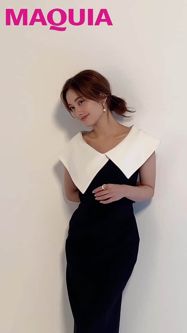 MAQUIA ONLINEさんのインスタグラム動画 - (MAQUIA ONLINEInstagram)「発売中の#マキア10月号『美容好き12人のトラベルポーチの中身』より、#谷まりあ さん ...