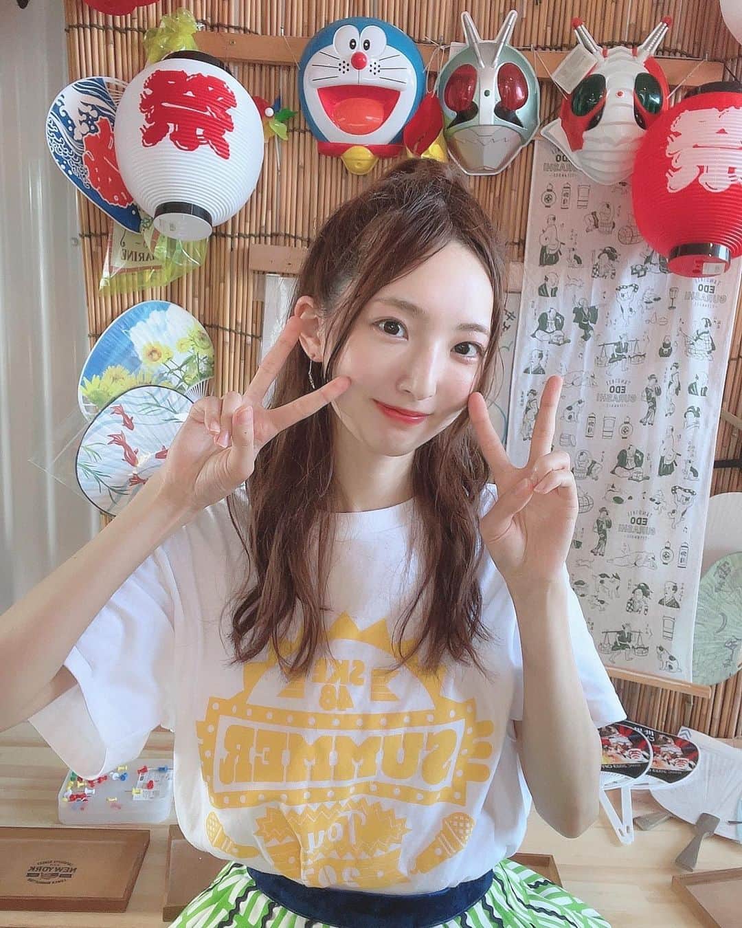 藤本冬香さんのインスタグラム写真 藤本冬香instagram 「👘🎆🎇🪅🍧🍬🍭」8月31日 21時10分 Fuyuka 43