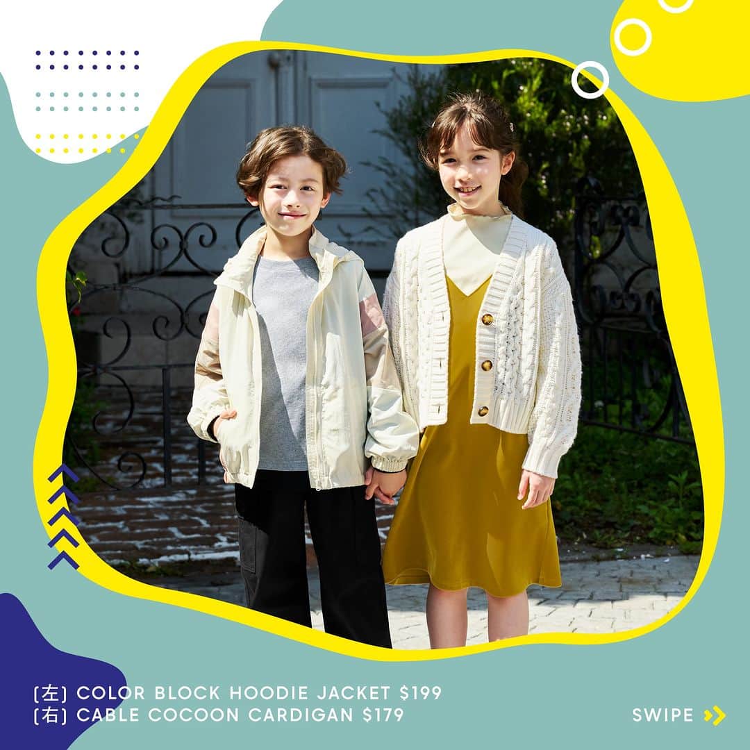GU Hong Kongさんのインスタグラム写真 - (GU Hong KongInstagram)「【GU Kids 秋日輕外套 👧🧑】貼合東京街頭時尚嘅童裝系列，推薦以類似單品襯出親子穿搭 ...