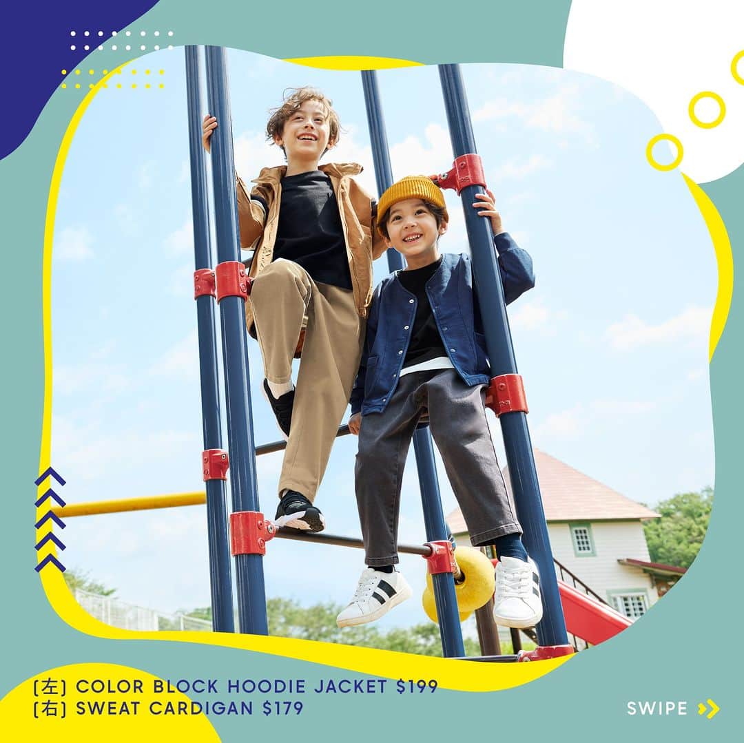 GU Hong Kongさんのインスタグラム写真 - (GU Hong KongInstagram)「【GU Kids 秋日輕外套 👧🧑】貼合東京街頭時尚嘅童裝系列，推薦以類似單品襯出親子穿搭 ...