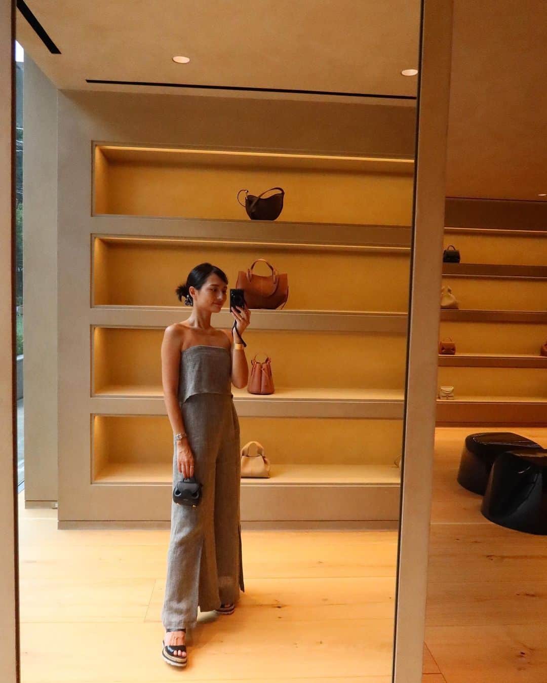 山賀琴子さんのインスタグラム写真 - (山賀琴子Instagram)「@polene_paris store in Tokyo🤍 大好きな ...