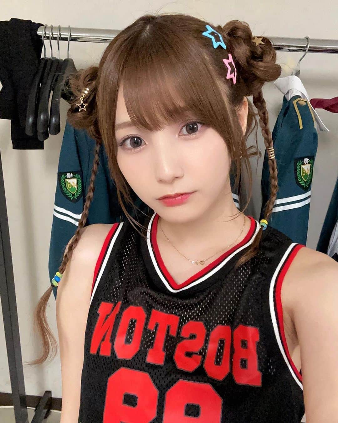 かすさんのインスタグラム写真 かすinstagram 「 かわちい髪の毛にしてもらった ⭐️ この衣装で撮影した時冬だったから