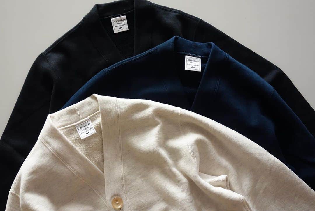 ループウィラーさんのインスタグラム写真 - (ループウィラーInstagram)「. 「LW180カーディガン」 素材はLWライト吊り裏毛を ...