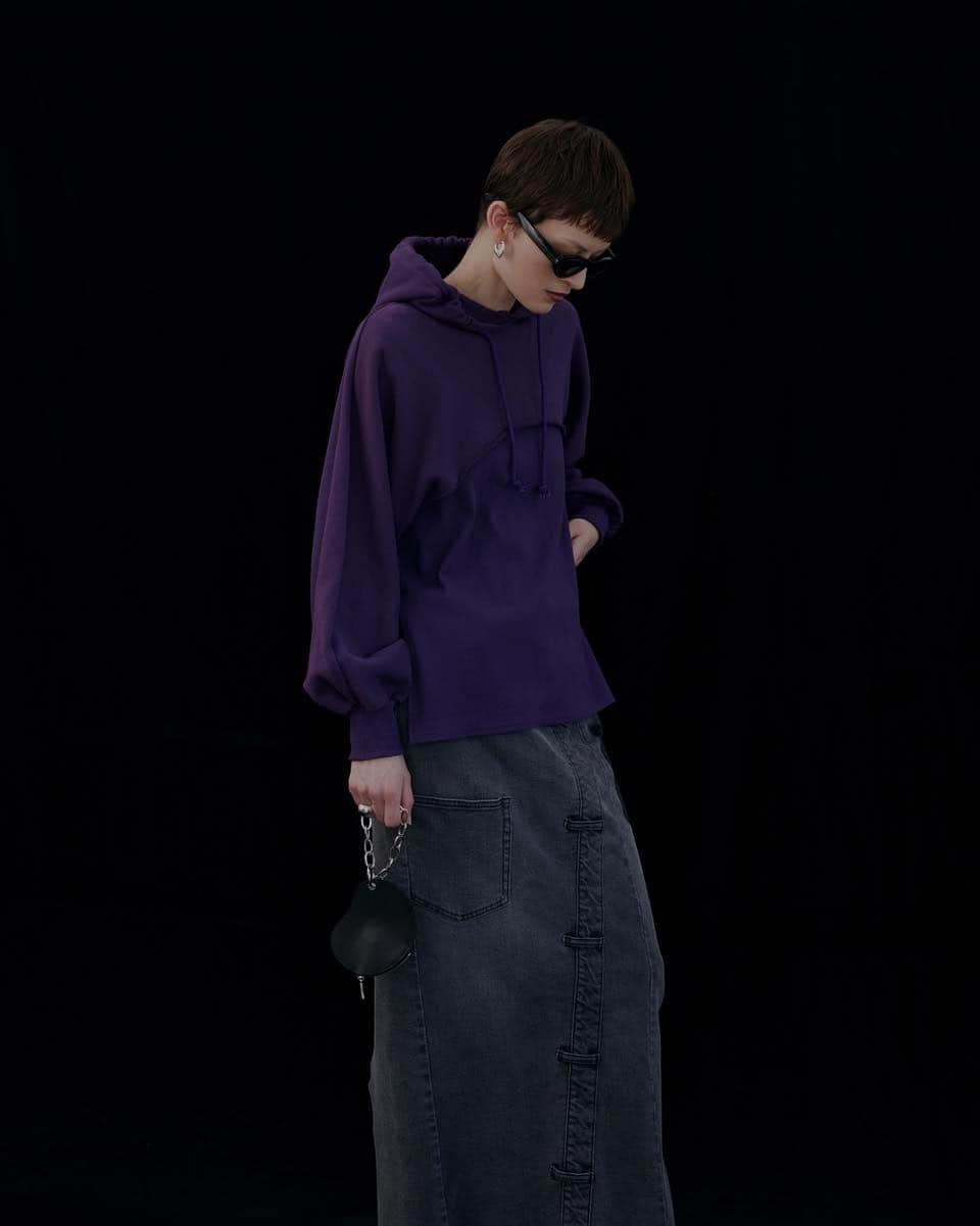 Ameri vintageさんのインスタグラム写真 - (Ameri vintageInstagram)「TANK LAYERED HOODIE TOP (col.IVO / GRY ...