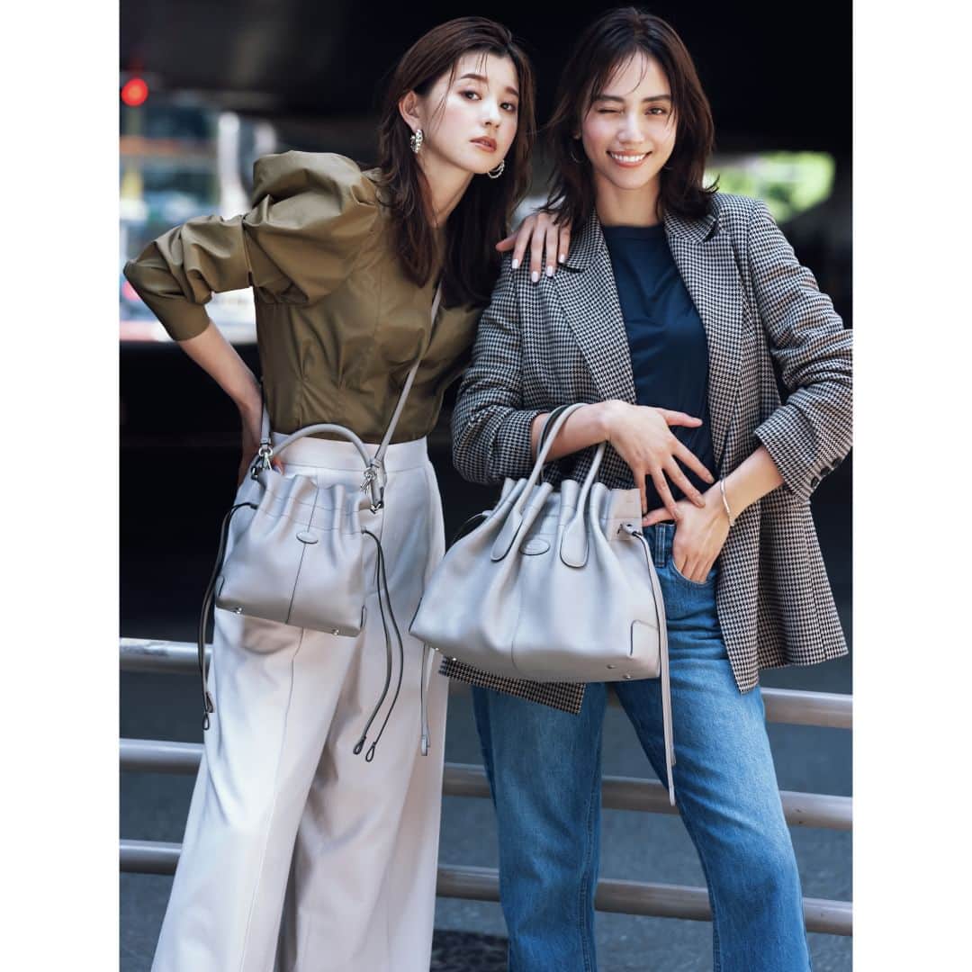 Oggi編集部さんのインスタグラム写真 - (Oggi編集部Instagram)「コーデの詳細はこちら ️ 【トッズのバッグをコーデの主役に ...