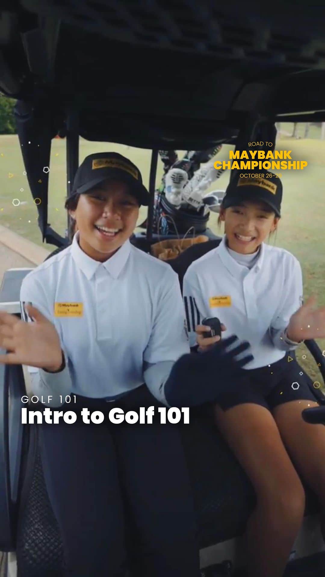 ケリー・タンさんのインスタグラム動画 - (ケリー・タンInstagram)「Introducing our Road to Maybank Championship: Golf 101 ...