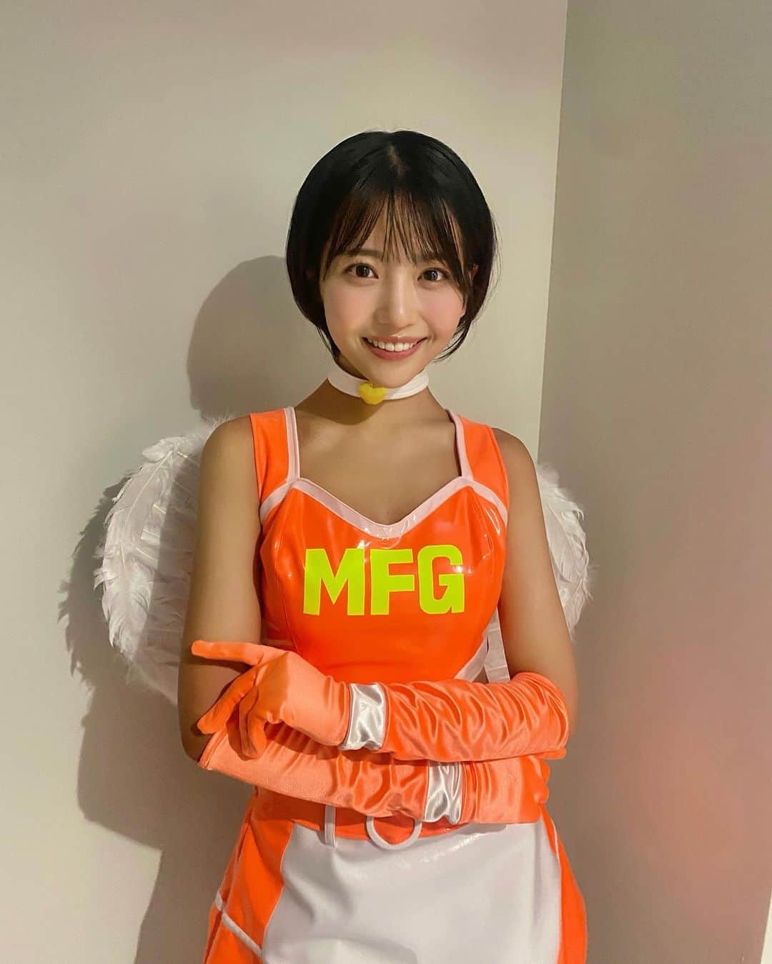 佐々木萌香さんのインスタグラム写真 - (佐々木萌香Instagram)「. 【 #MFGエンジェルス 👼🏻🧡🏁】 コスチューム姿、ついに解禁 ...