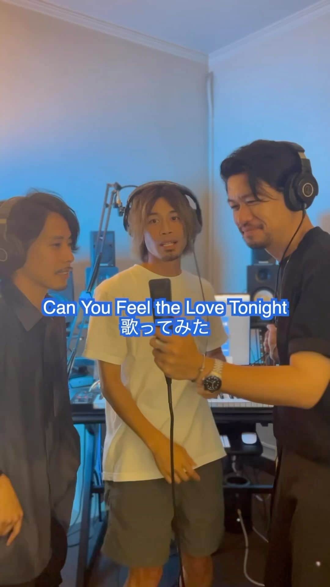 d-iZeさんのインスタグラム動画 - (d-iZeInstagram)「@keikunn_utautai_world と @dize1104 と @hight_rax の3人で歌ってハモって ...