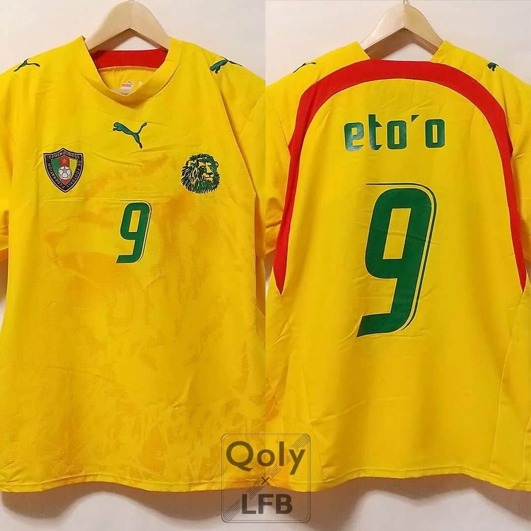 サッカーニュース：Qoly（コリー）さんのインスタグラム写真 - (サッカーニュース：Qoly（コリー）Instagram)「カメルーン代表 2006 Puma アウェイ半袖 ユニフォーム ...