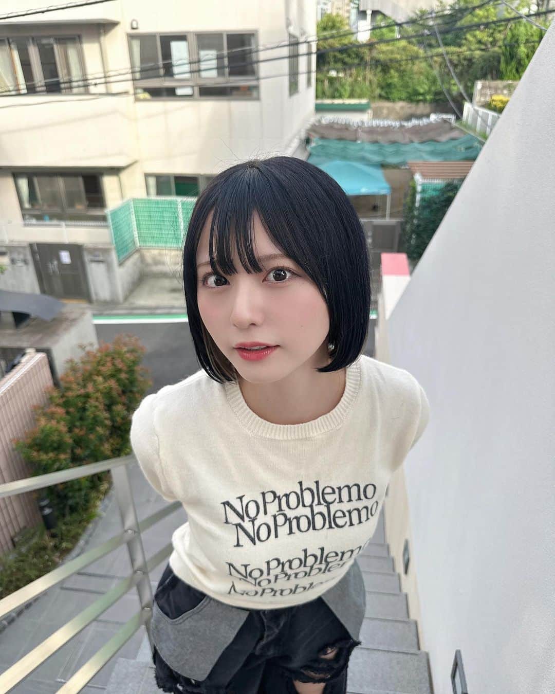 林田真尋さんのインスタグラム写真 - (林田真尋Instagram)「☁️☁️☁️ #ボブ」9月4日 19時27分 ...