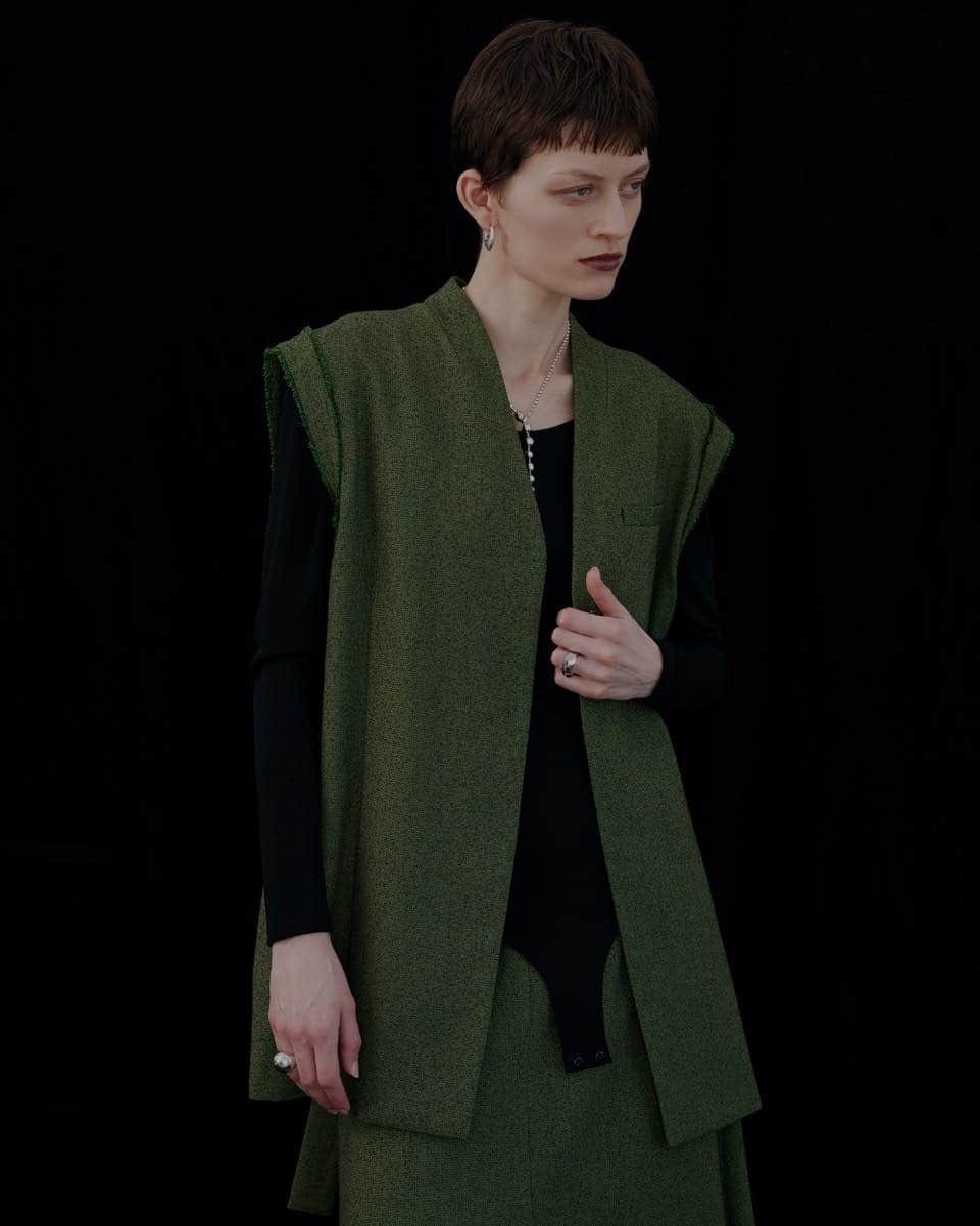 Ameri vintageさんのインスタグラム写真 - (Ameri vintageInstagram)「MANY WAY TWEED SET UP DRESS (col.BRN / GRN ...