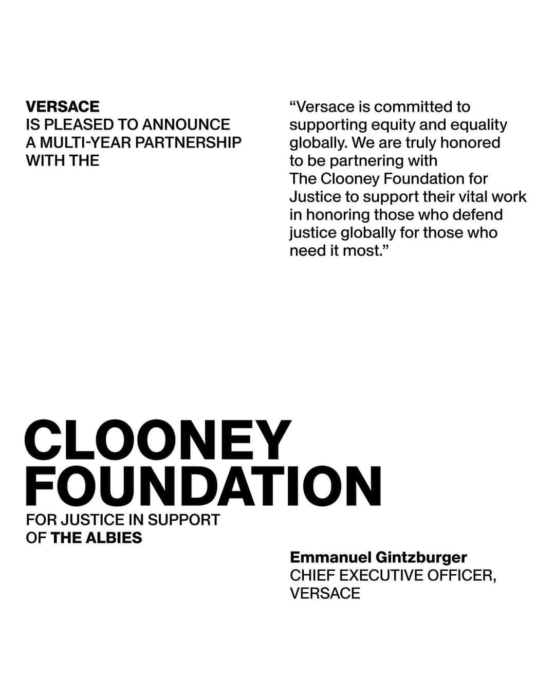 ジャンニヴェルサーチさんのインスタグラム写真 - (ジャンニヴェルサーチInstagram)「Versace is pleased to ...