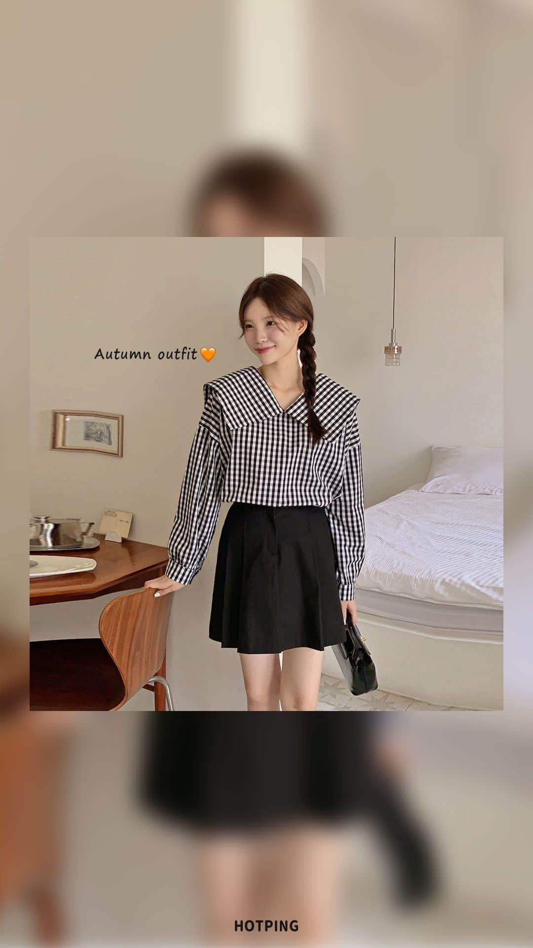 HOTPING公式アカウントさんのインスタグラム動画 - (HOTPING公式アカウントInstagram)「𝘼𝙪𝙩𝙪𝙢𝙣 𝙤𝙪𝙩𝙛𝙞𝙩...🍂 笑顔が素敵なソヨンちゃんが着用した大人気な秋 ...
