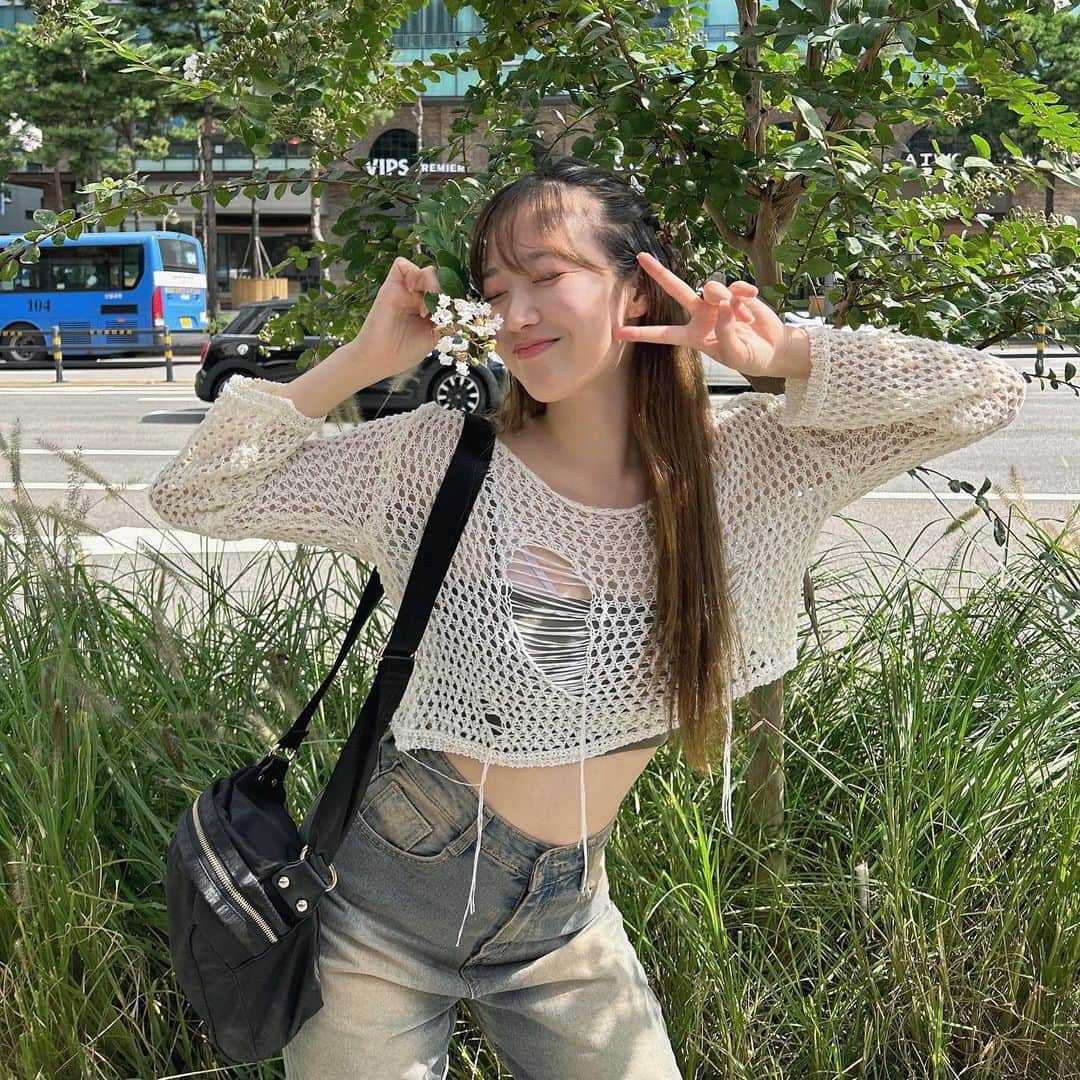 圭叶（KEYKA）さんのインスタグラム写真 - (圭叶（KEYKA）Instagram)「肌寒くなってきたから夏っぽい服装は9月までかなっ☀️ 長袖引っ張り出してくる日々です🍃」9月30日 ...