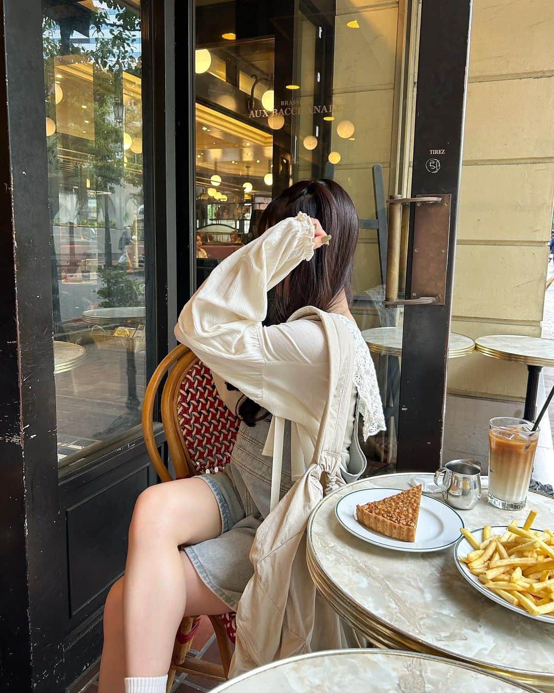 あみさんのインスタグラム写真 - (あみInstagram)「︴𝑐𝑎𝑓𝑒 𝑐𝑜𝑜𝑟𝑑𝑖𝑛𝑎𝑡𝑒 , 𝑐𝑎𝑠𝑢𝑎𝑙 𝑔𝑖𝑟𝑙𝑦 ⑅ カジュアル ...