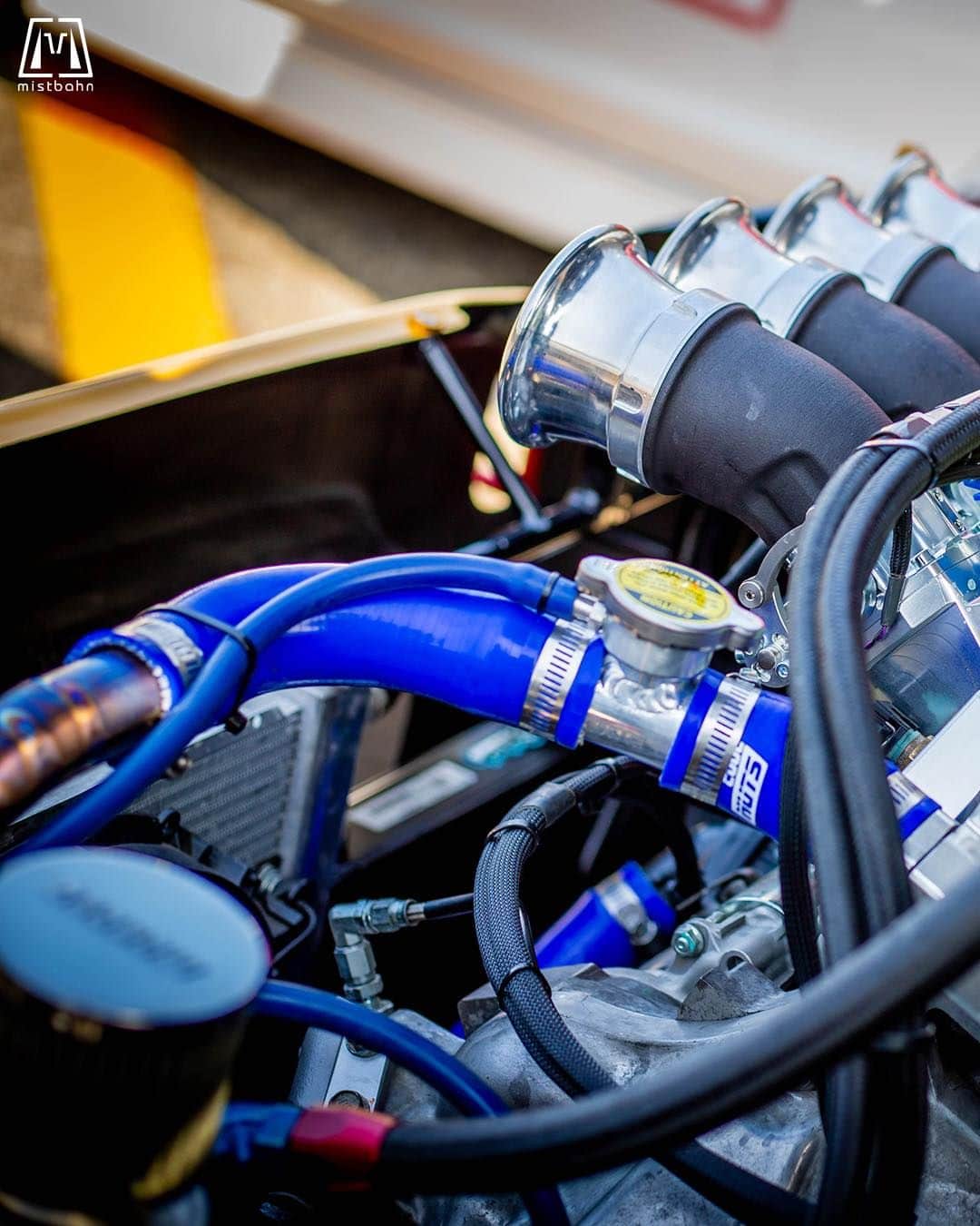 mistbahnさんのインスタグラム写真 - (mistbahnInstagram)「_ Yellow Factory | RKEW | syshan K24-Swapped Honda ...