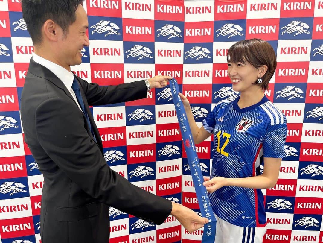 眞嶋優さんのインスタグラム写真 眞嶋優instagram 「嬉しいご報告です！私、 【キリン 勝利のハチマキアンバサダー】に就任致しまし