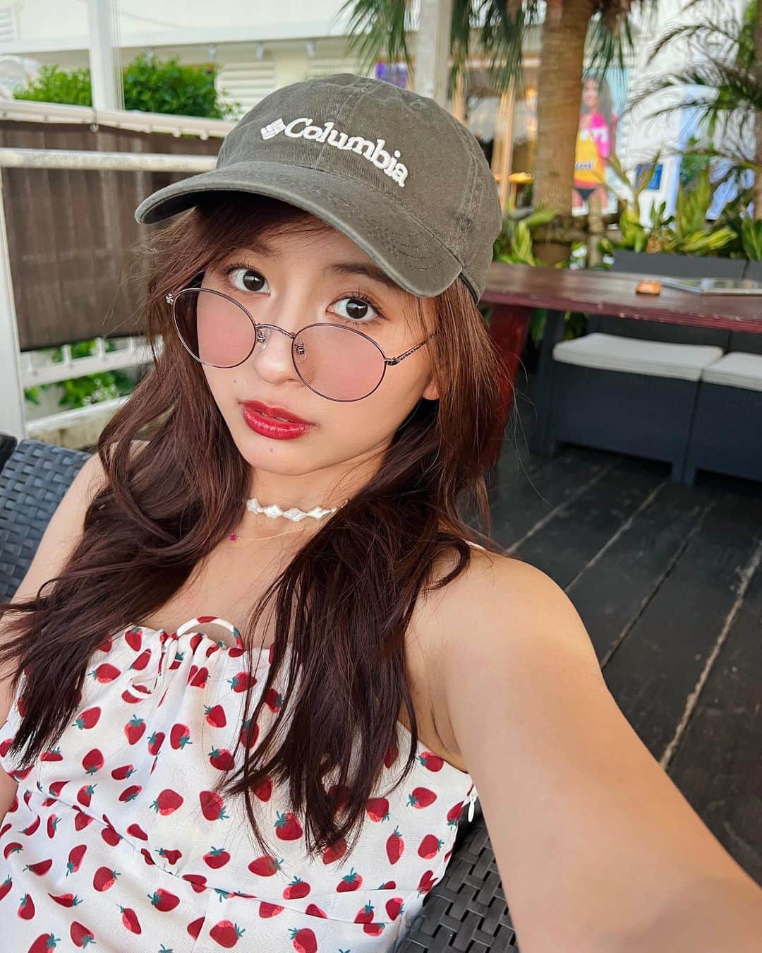 ロンモンロウさんのインスタグラム写真 - (ロンモンロウInstagram)「のんびりした午後 #瀨長島 #ワンピース @rosyluce #サングラス @lavid_eyewear ...