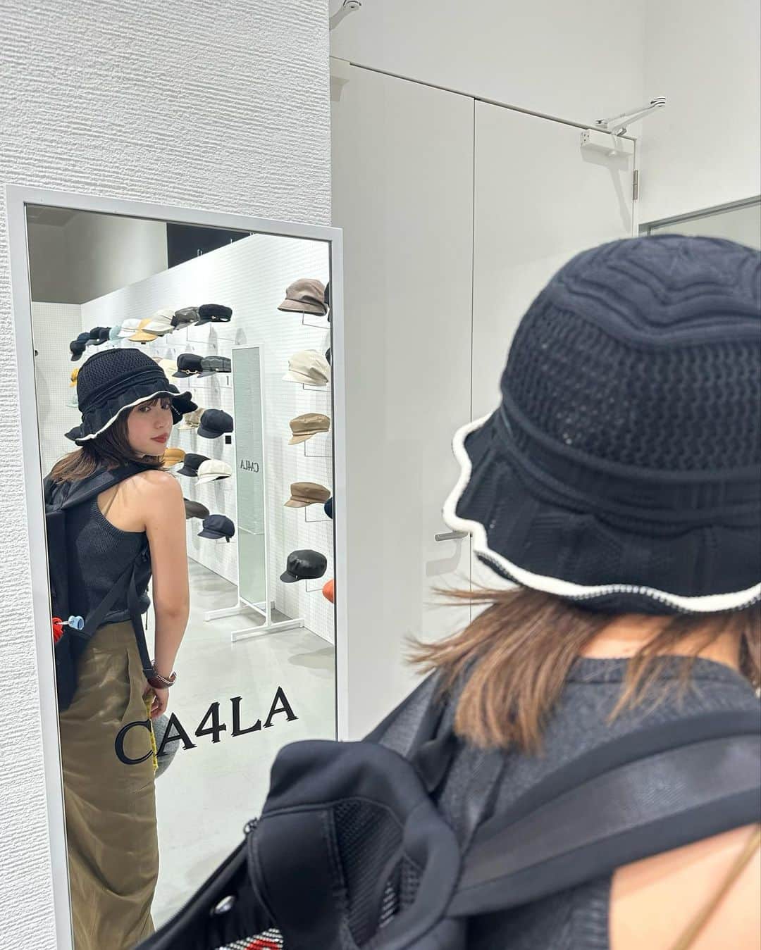 藤沢麻衣さんのインスタグラム写真 - (藤沢麻衣Instagram)「⠀ @ca4la_official 24SS可愛くてまだ悩んでる、、 さくいつもありがと🖤🐶」9月11日 19時02分 ...