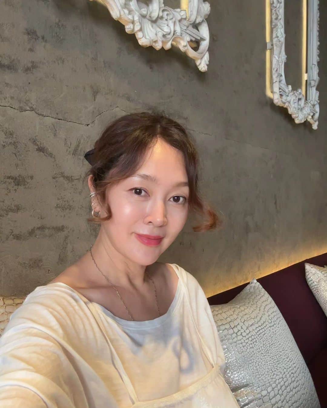 イ・スンヨンさんのインスタグラム写真 - (イ・スンヨンInstagram)「진짜 여기저기바빴네요 목동현대백화점 @anny.yh 잔디 ...