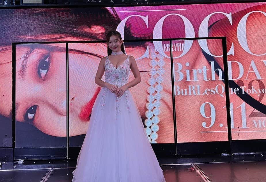 COCOさんのインスタグラム写真 - (COCOInstagram)「9月11日にお誕生日を迎え burlesquetokyoでbirthdayeventをさせて頂きました🥂 今年のステージは ...