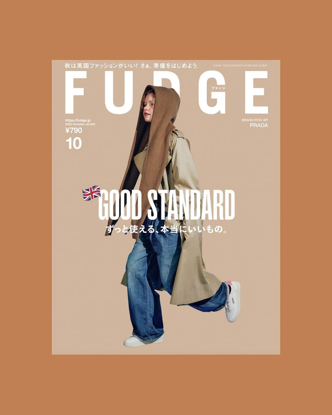 FUDGEさんのインスタグラム写真 - (FUDGEInstagram)「‣ ‣ ‣本日発売！『FUDGE』2023年10月号は『 GOOD ...