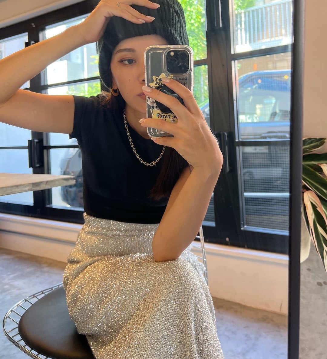 ungrid_naruさんのインスタグラム写真 - (ungrid_naruInstagram)「. @searoomlynn_official のキラキラスカート💎」9月12日 16時56分 ...