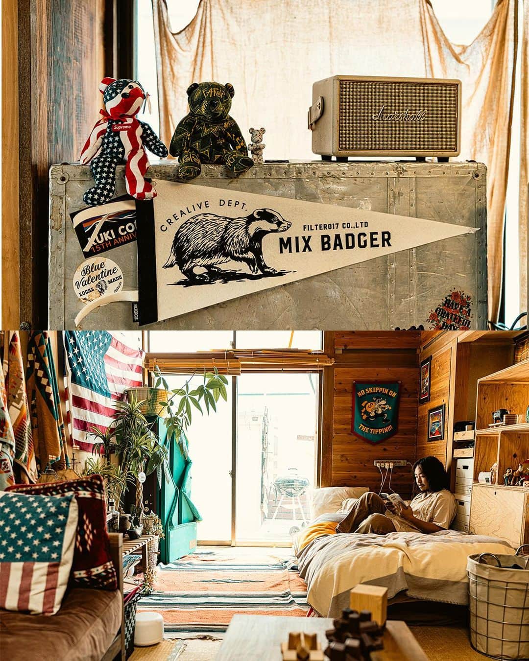 ZERO-CUBE+FUNさんのインスタグラム写真 - (ZERO-CUBE+FUNInstagram)「. 木目調のエアコンやタイル張りのキッチンなど、随所に昭和平成の面影が残る一軒家 少し ...