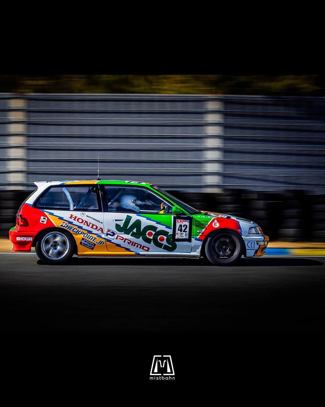 mistbahnさんのインスタグラム写真 - (mistbahnInstagram)「_ WHARP RACING 瞬間移動 Honda ...