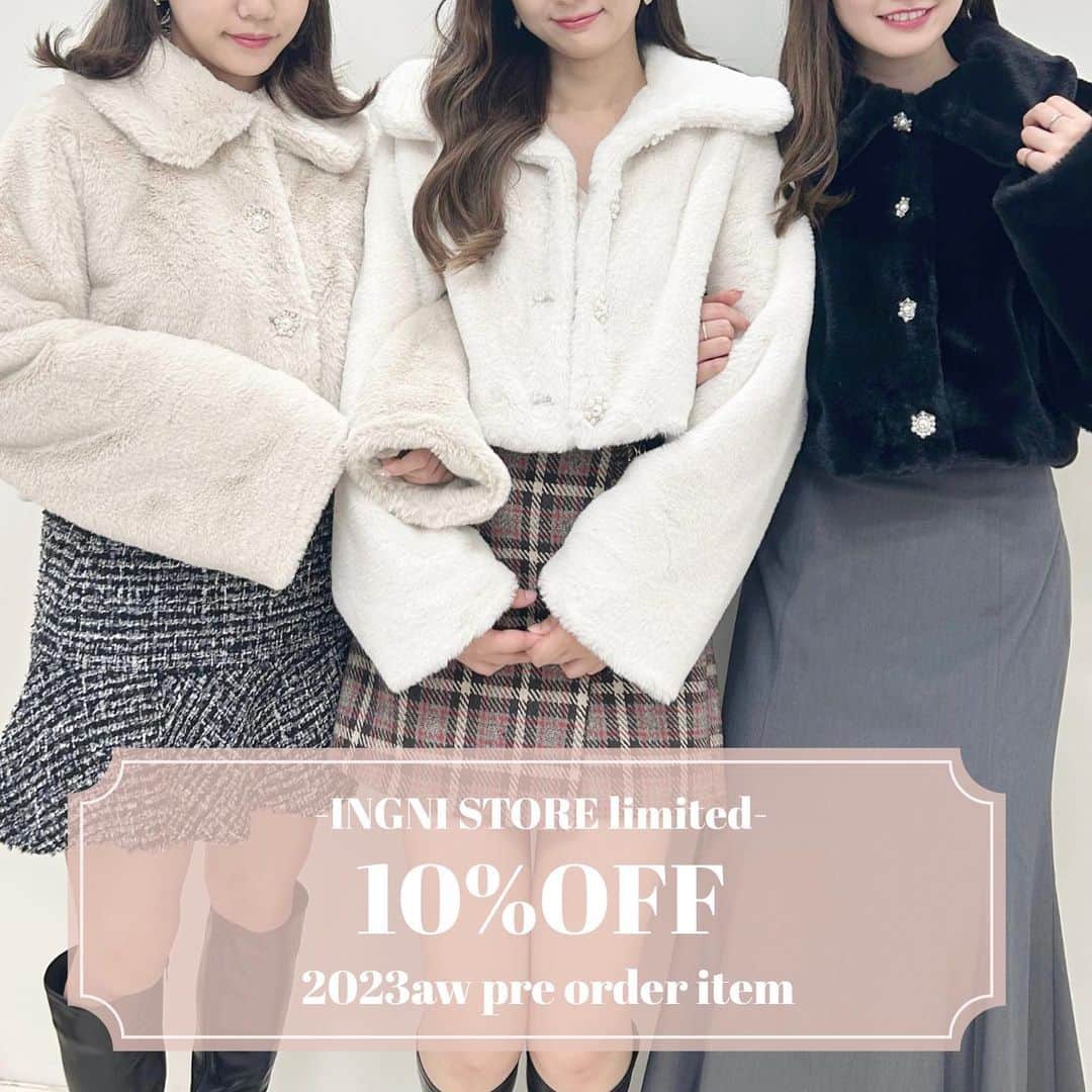 INGNI STOREさんのインスタグラム写真 - (INGNI STOREInstagram)「【PRE ORDER ITEM 10%OFF campaign♡】 ⁡ ⁡ 公式通販INGNI ...