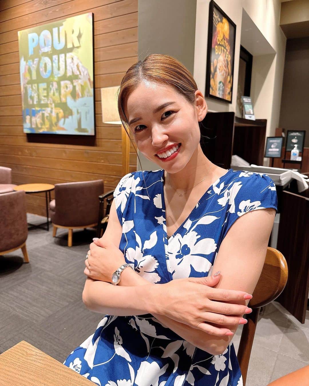 三谷沙也加さんのインスタグラム写真 - (三谷沙也加Instagram)「⁡ ⁡ ・ スタバショット🙊🤍 ⁡ happyをたくさんの方に届ける ...