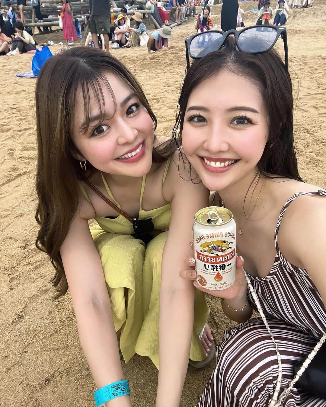 Nanamiさんのインスタグラム写真 - (NanamiInstagram)「. 久々の10枚投稿♡ 夏の思い出たち~😙 ①ほんとーーーに大好き！ ②お気に入りのカフェ ③親友たち、一体感、お ...