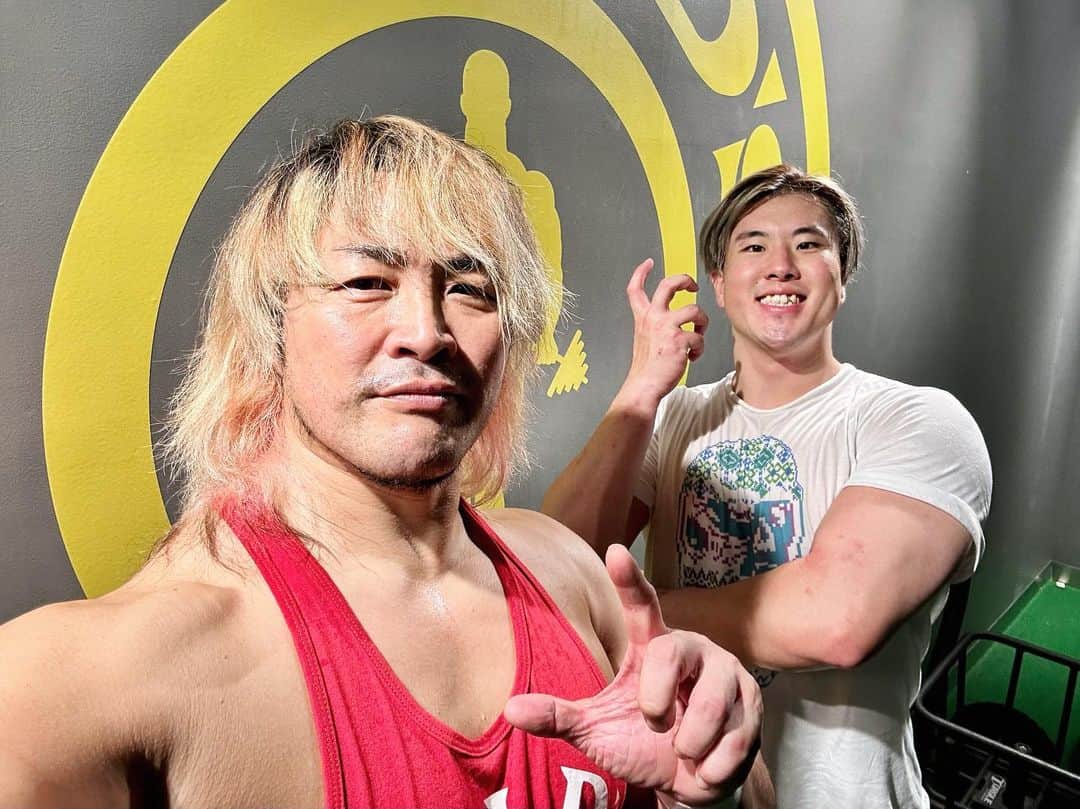 棚橋弘至さんのインスタグラム写真 - (棚橋弘至Instagram)「ワトくん @master.wato と合トレ。 #背中 ...