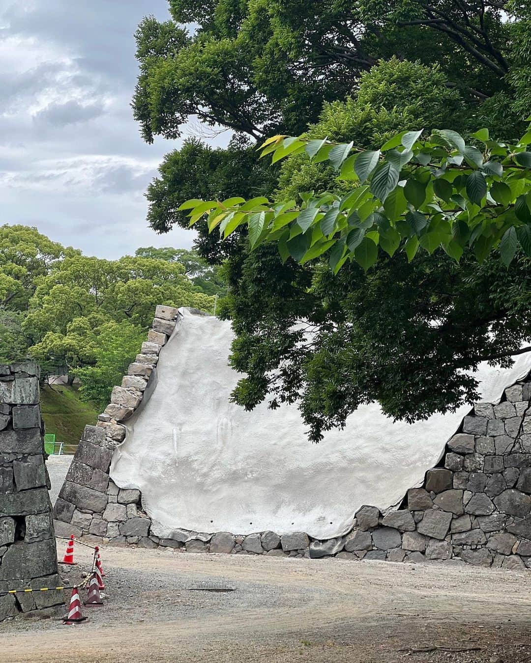 織田千穂さんのインスタグラム写真 織田千穂instagram 「一口城主であるこちらへ💁‍♀️💁💁‍♂️ 久々に行った熊本城🏯 以前とは