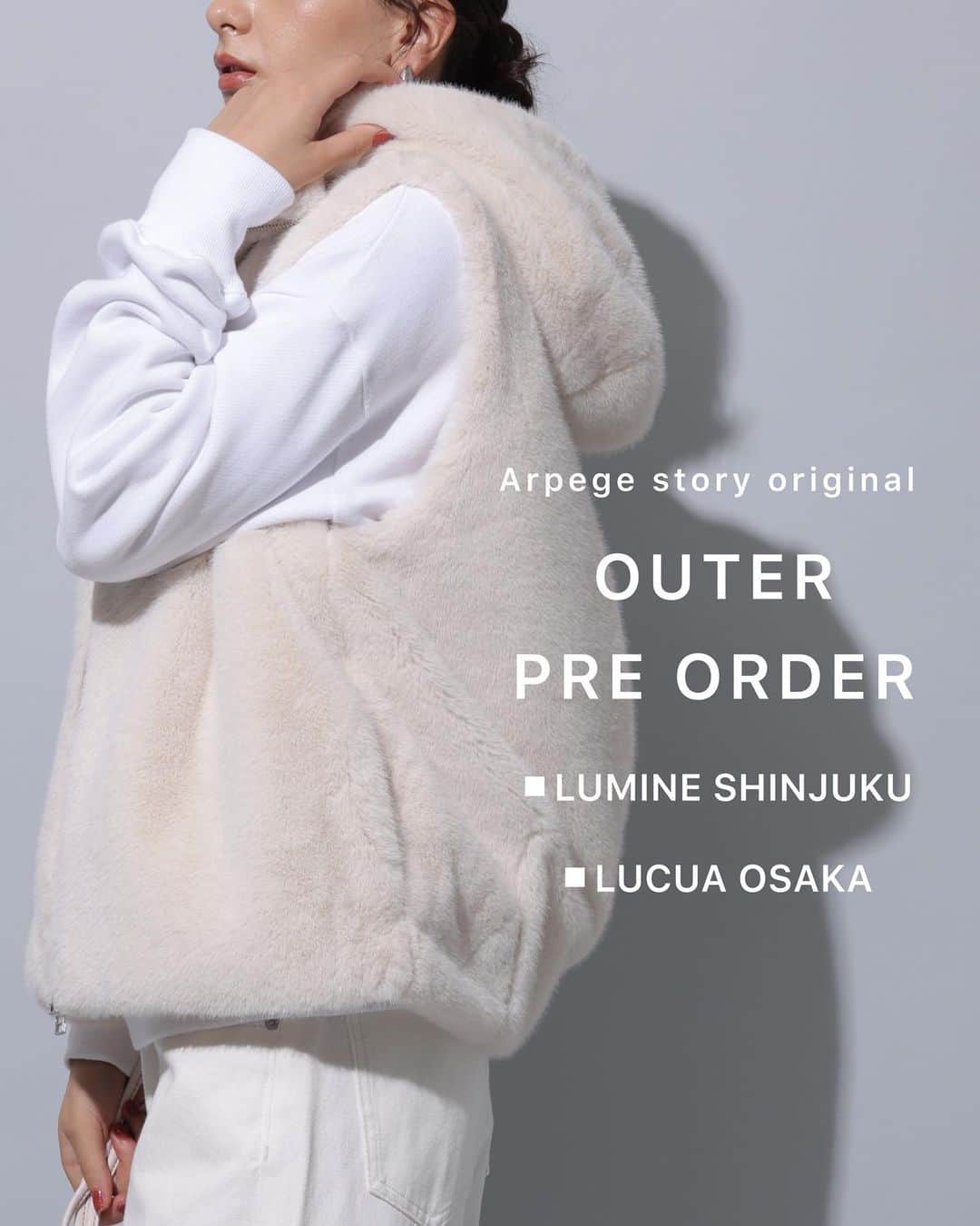 Arpege storyさんのインスタグラム写真 - (Arpege storyInstagram)「\\明日スタート！// Arpege story Original SHOP OUTER ...