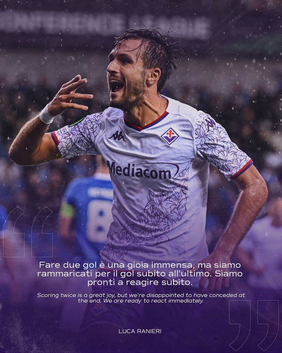 Acfフィオレンティーナさんのインスタグラム写真 Acfフィオレンティーナinstagram 「🎙️ Luca Ranieri ⚜️