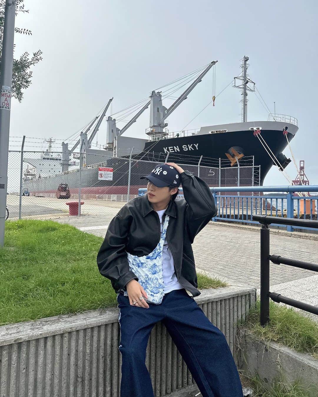 がーくんさんのインスタグラム写真 - (がーくんInstagram)「・ ブルー多めな秋コーデ🍂 いよいよ来週末はGIDEAL. POP-UP STORE東京🔥 @gideal ...