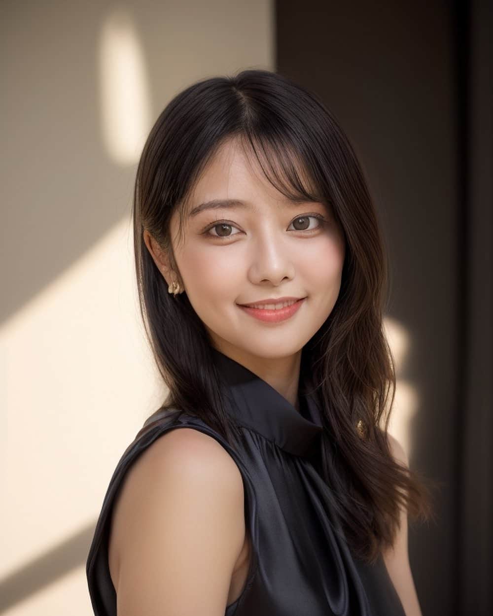 みさきさんのインスタグラム写真 - (みさきInstagram)「SimejiのAIでスポットライトやってみました🫧 自分の写真を20枚くらいアップロードして 作るんですが、、すごい⋆⸜💡⸝⋆ ...