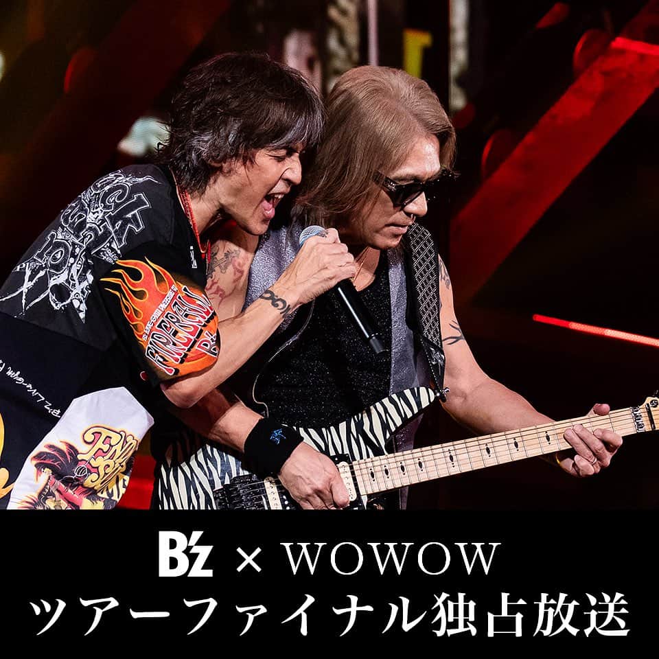 B’zさんのインスタグラム写真 - (B’zInstagram)「⁡ ⁡ ⁡ 【NEWS】B’z LIVE-GYM Pleasure 2023 -STARS- ツアーファイナル公演 WOWOW ...