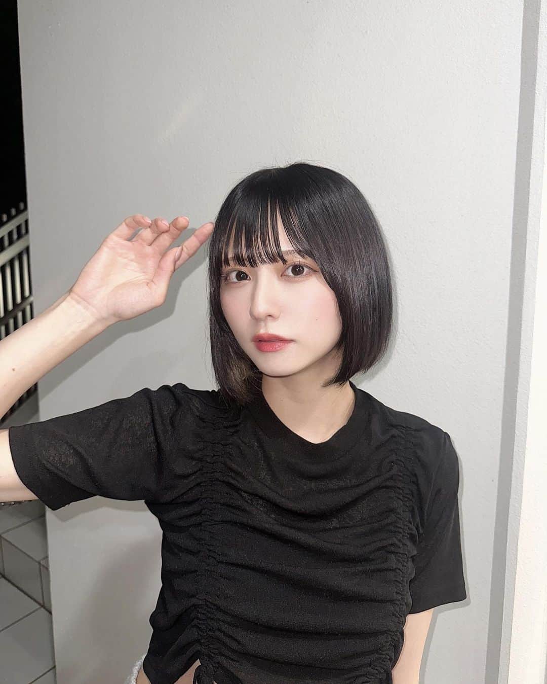 林田真尋さんのインスタグラム写真 - (林田真尋Instagram)「整えました🦋 #ボブ」9月24日 19時02分 ...