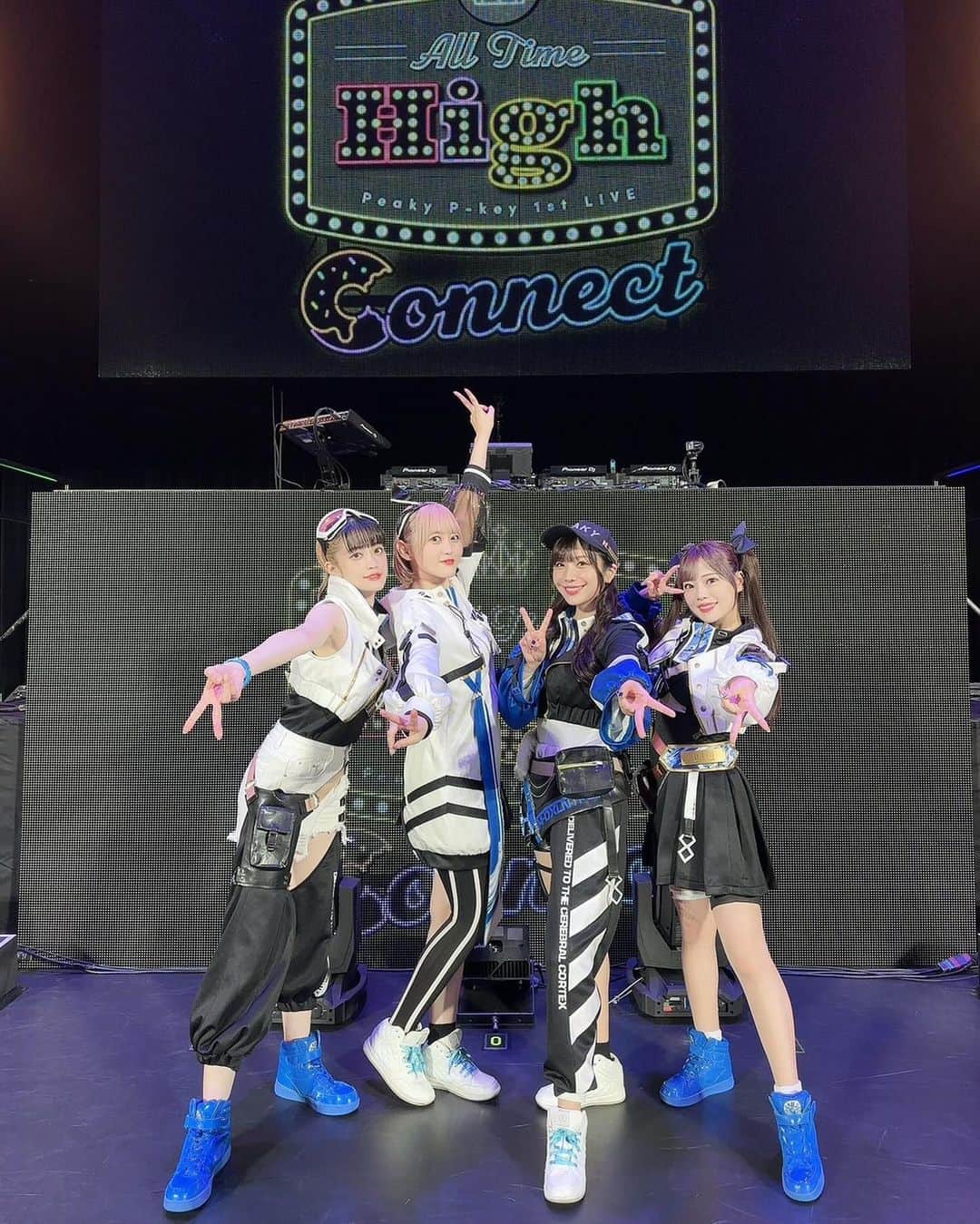 高木美佑さんのインスタグラム写真 - (高木美佑Instagram)「👑🍩 Peaky P-key 1st LIVE 追加公演 All Time High ~Connect~ D4DJの ...