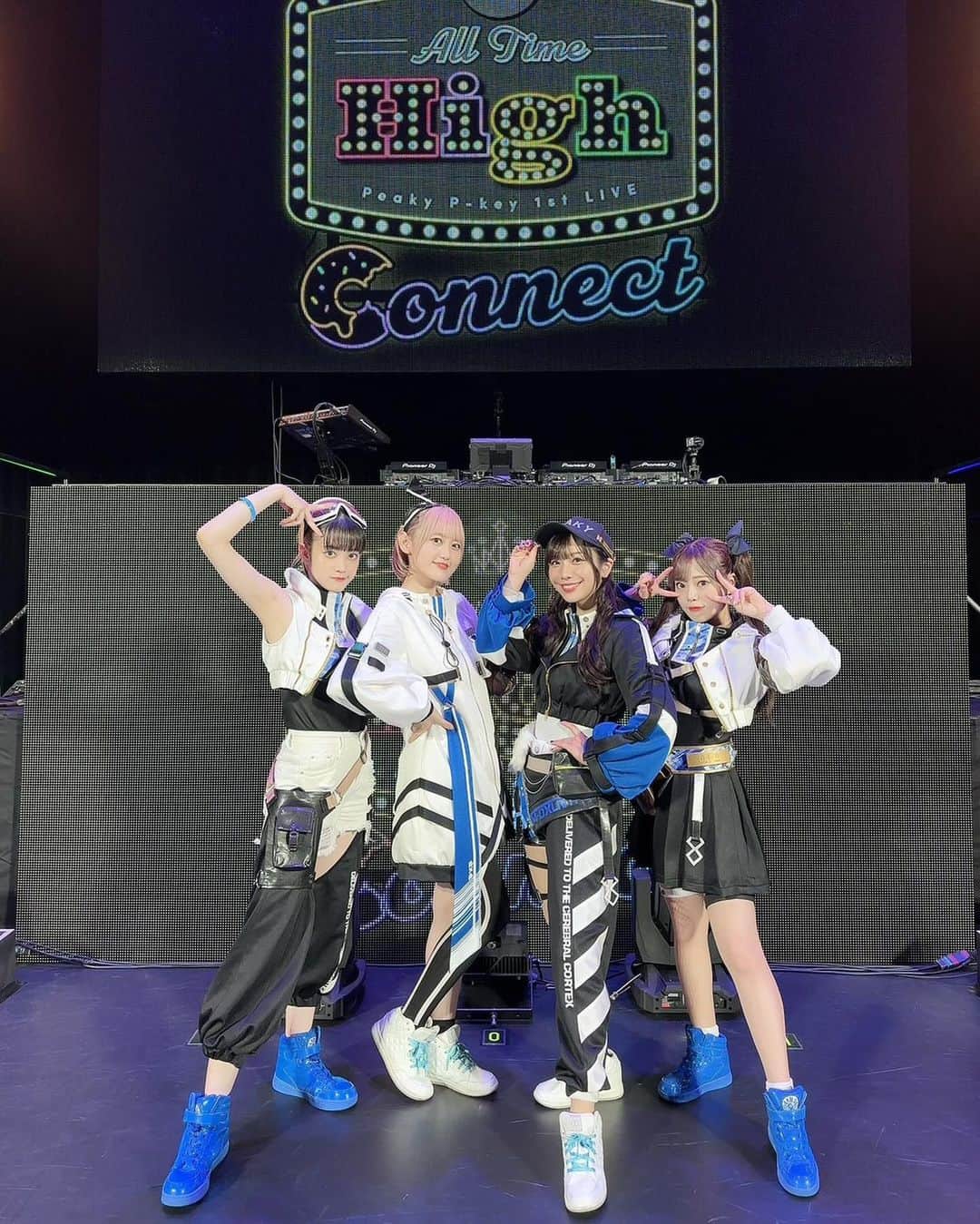 高木美佑さんのインスタグラム写真 - (高木美佑Instagram)「👑🍩 Peaky P-key 1st LIVE 追加公演 All Time High ~Connect~ D4DJの ...