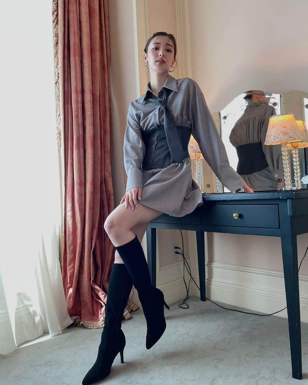 宮本茉由さんのインスタグラム写真 - (宮本茉由Instagram)「. 今日の @rienda_official 撮影おふしょ。 みんなでわいわい楽しかった🤤 秋服もとっても可愛かった♡ ...