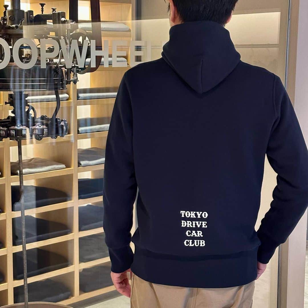ループウィラーさんのインスタグラム写真 - (ループウィラーInstagram)「． 「LOOPWHEELER for TOKYO DRIVE CAR CLUB」 LW264プルオーバーフー ...