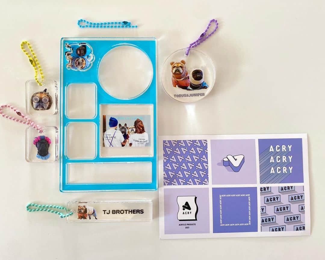 trs0609さんのインスタグラム写真 - (trs0609Instagram)「. . . かっかっ可愛いすぎる😆🩷 . . @acry.fam さんで作った世界で一つだけのキーホルダー🫢 ...