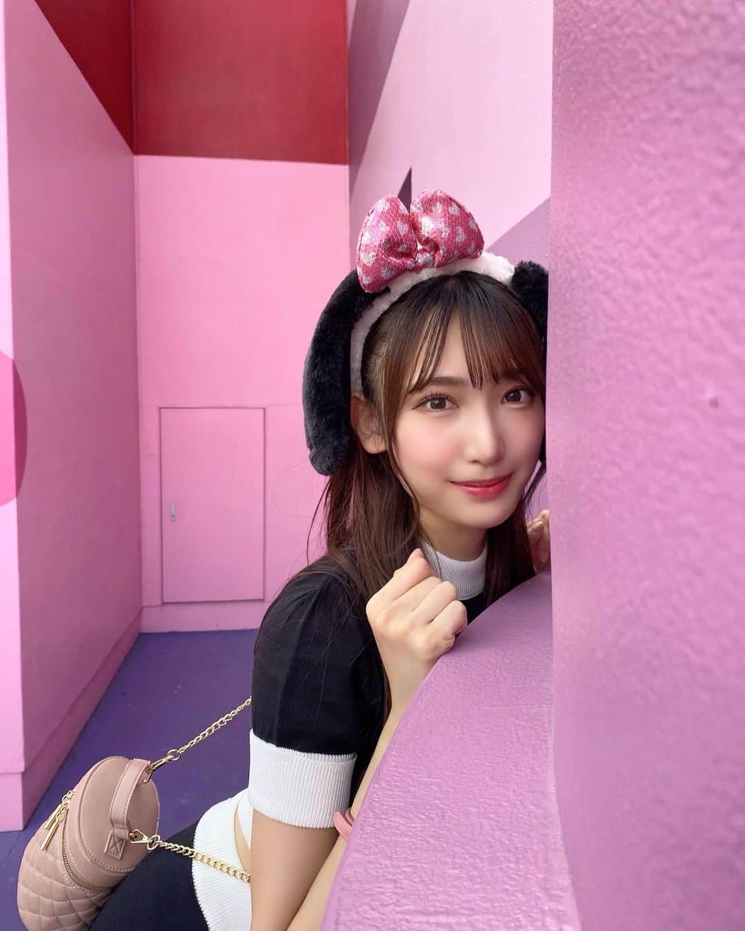 原かれんさんのインスタグラム写真 - (原かれんInstagram)「᯽ 🐶💞 . . . . . ☁️169cm / 骨格ストレート . . #原かれん #かれんたん #nmb48 ...